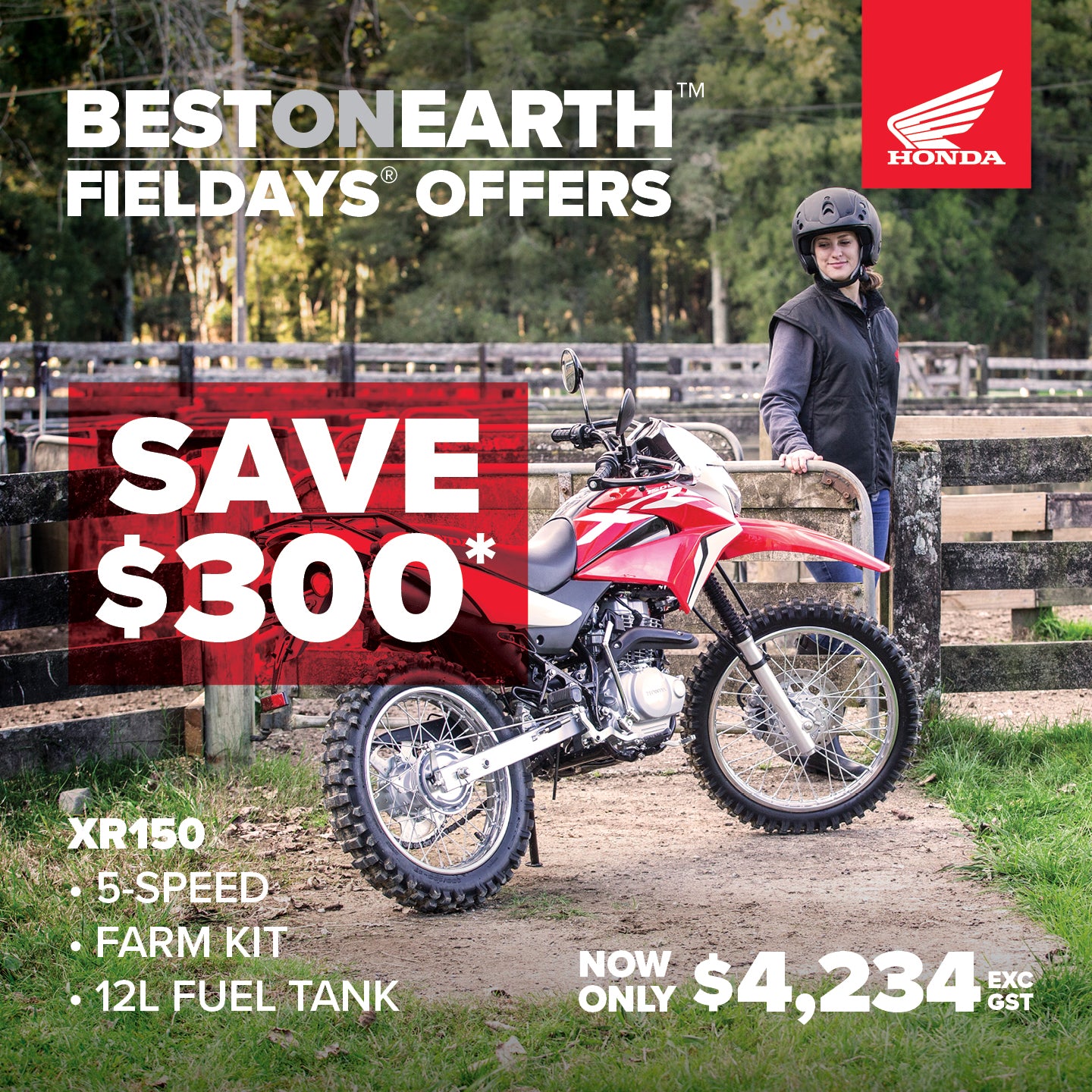 Honda Farm Bikes THS Moto NZ