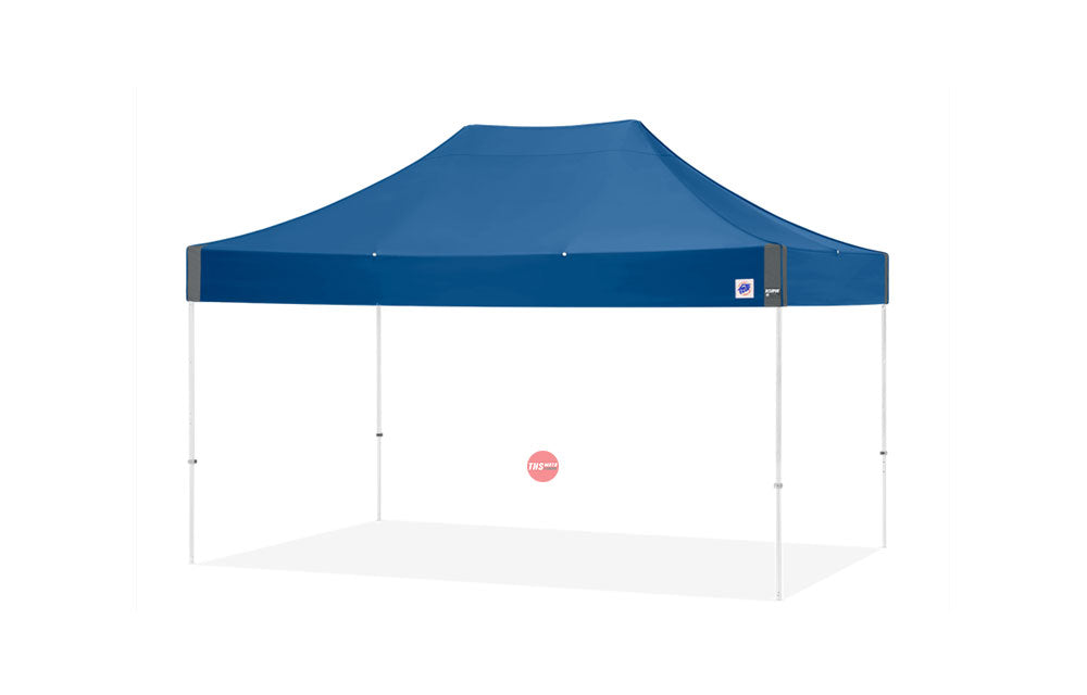 E-Z Up 3x4.5m Eclipse White Frame Blue Top + Stakes THS Moto NZ