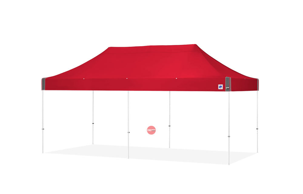 E-Z Up 3x6m Eclipse Red E-Z UP White Frame A+B-Top-Stakes THS Moto NZ