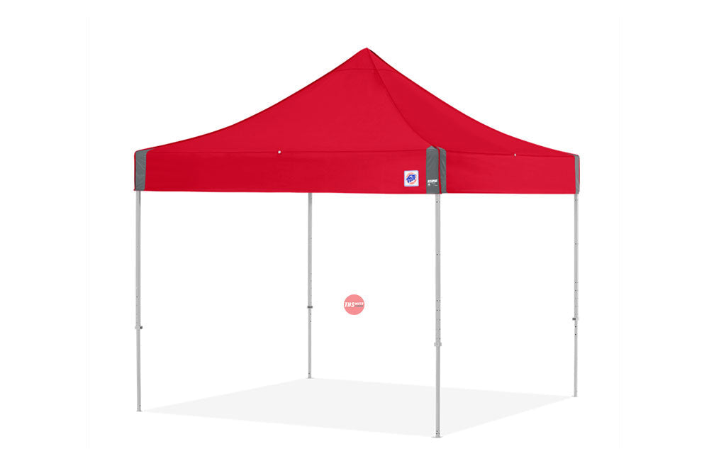 E-Z Up 3x3m Express Grey Frame Red Top + Stakes THS Moto NZ