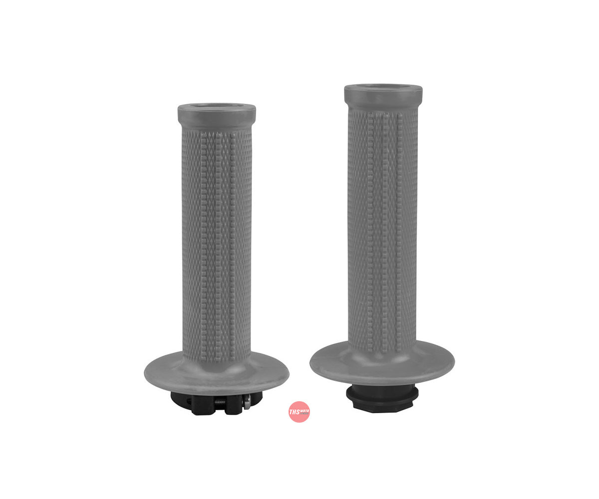 UFO Lock On Grips Grey THS Moto NZ