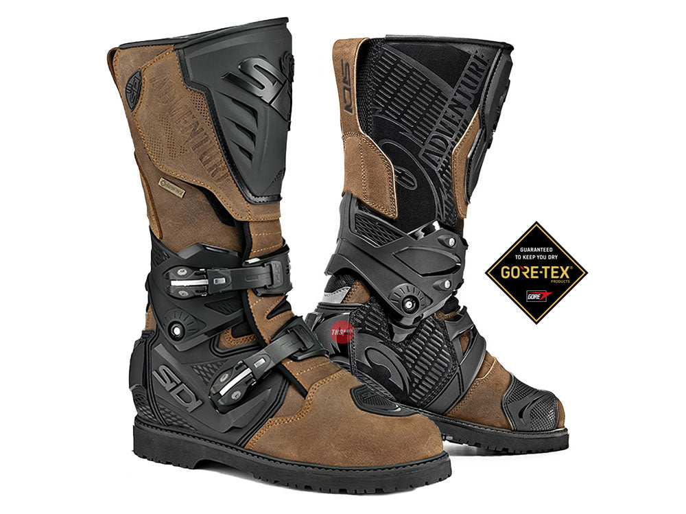 Sidi Adventure 2 Gore-Tex Tobacco Boots Size EU 48 THS Moto NZ
