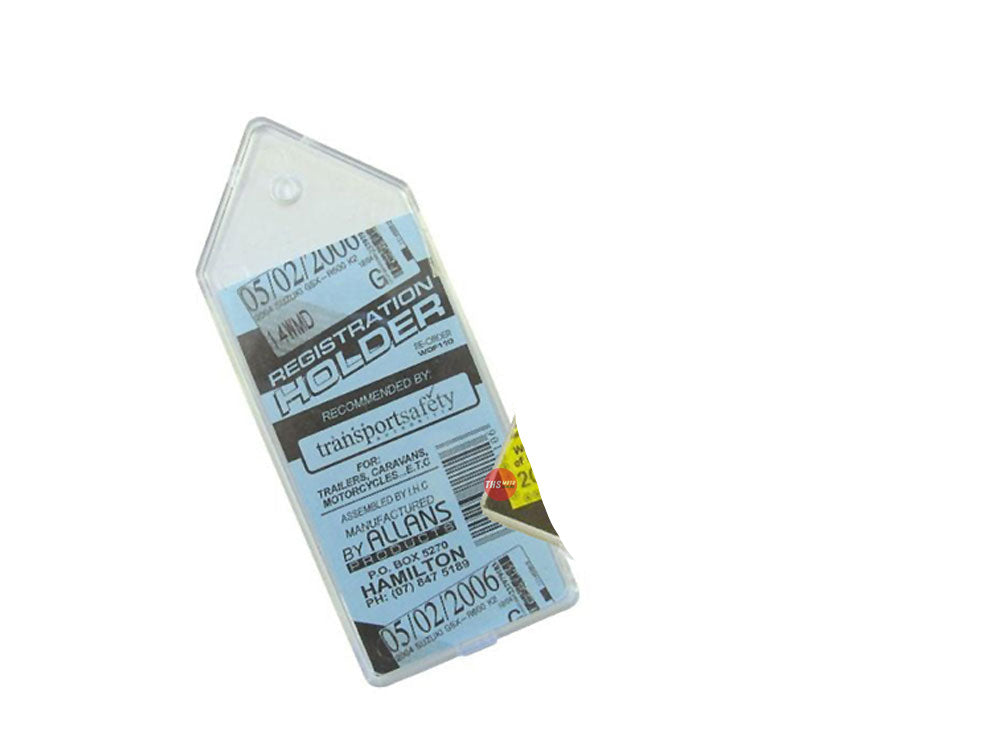 F&D Rego Holder THS Moto NZ