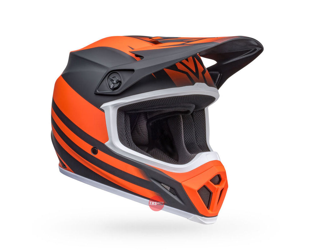 Bell MX-9 MIPS Disrupt Matte Black/Orange Size XL 62cm THS Moto NZ