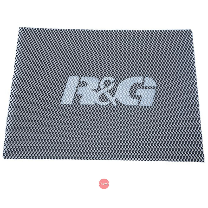 R&G Racing Universal Radiator Guard Mesh (12x16) Titanium THS Moto NZ