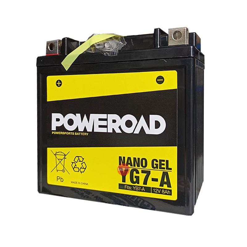 Poweroad Nano Gel Sealed Factory Activated Powersports Battery YG7-A ...